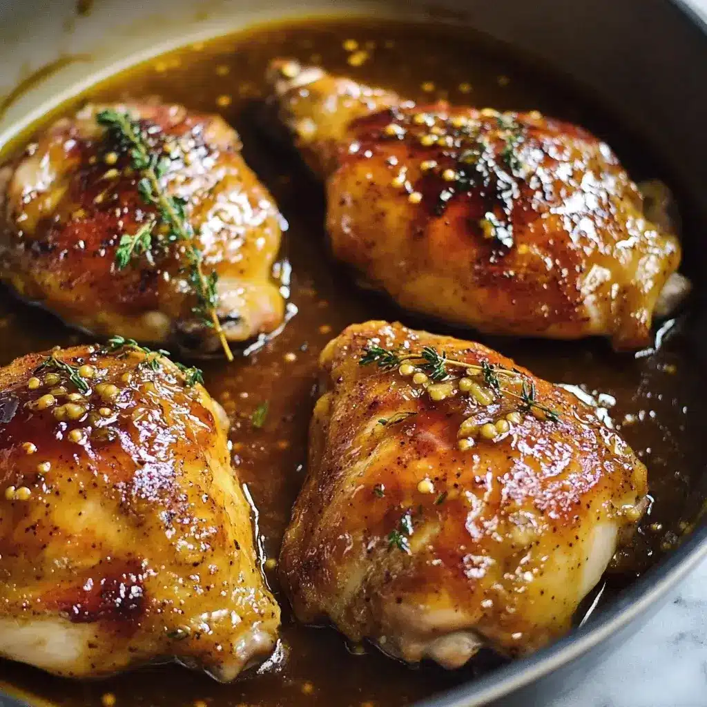 Maple Mustard Glazed Chicken recipe - Home Style Cooks