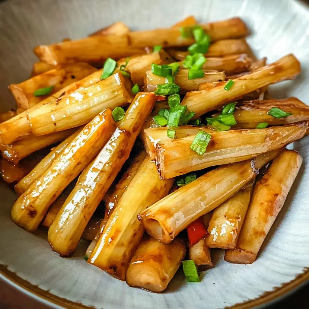 Stir Fry Braised Bamboo Shoots Recipe - Home Style Cooks